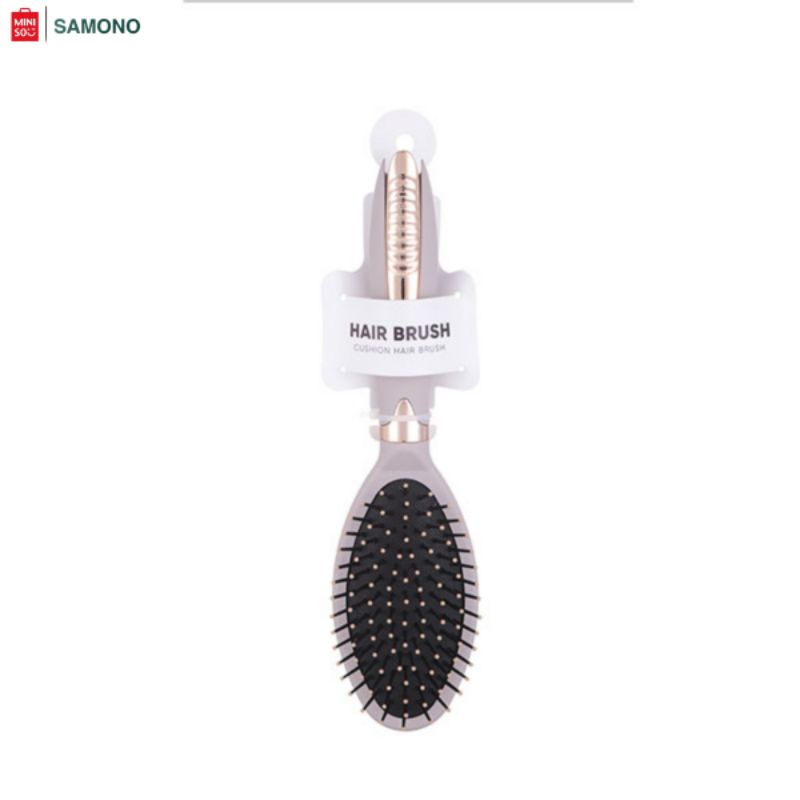 Jual MINISO CUSHION HAIR BRUSH WITH CLIP | SISIR RAMBUT | Shopee Indonesia