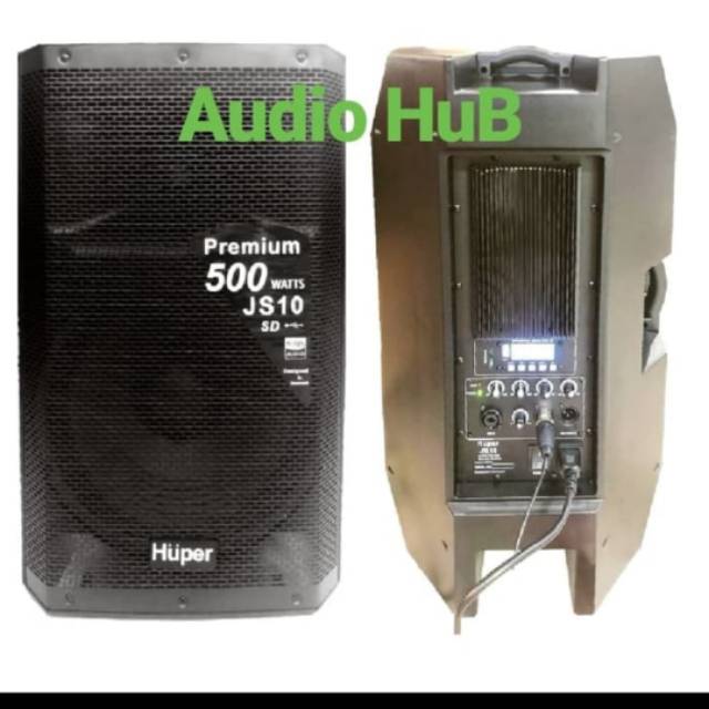 Jual SPEAKER AKTIF HUPER JS10 500W HUPER JS 10 PREMIUM SEPASANG 15 INCH ...