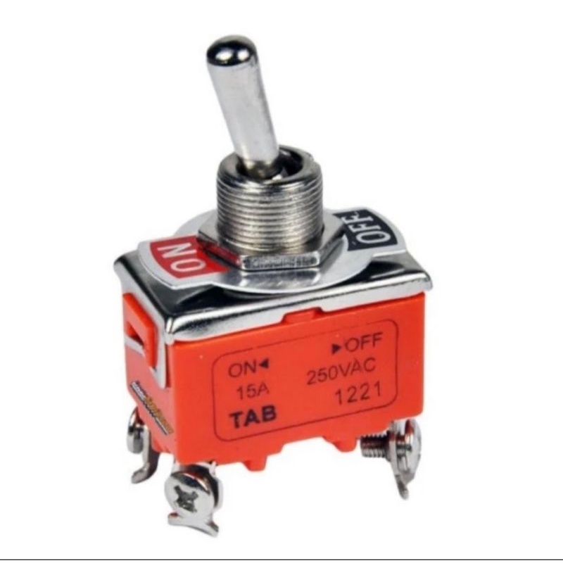 Jual Saklar Toggel / Toggle Switch ON-OFF Kaki 4Pin 15A/20A | Shopee ...