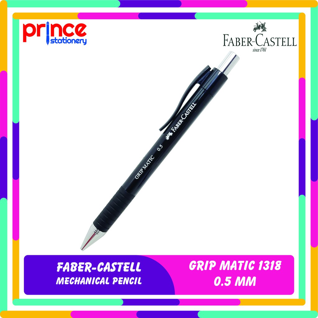 Jual FABER-CASTELL MECHANICAL PENCIL GRIP MATIC 1318 0.5MM | Shopee ...