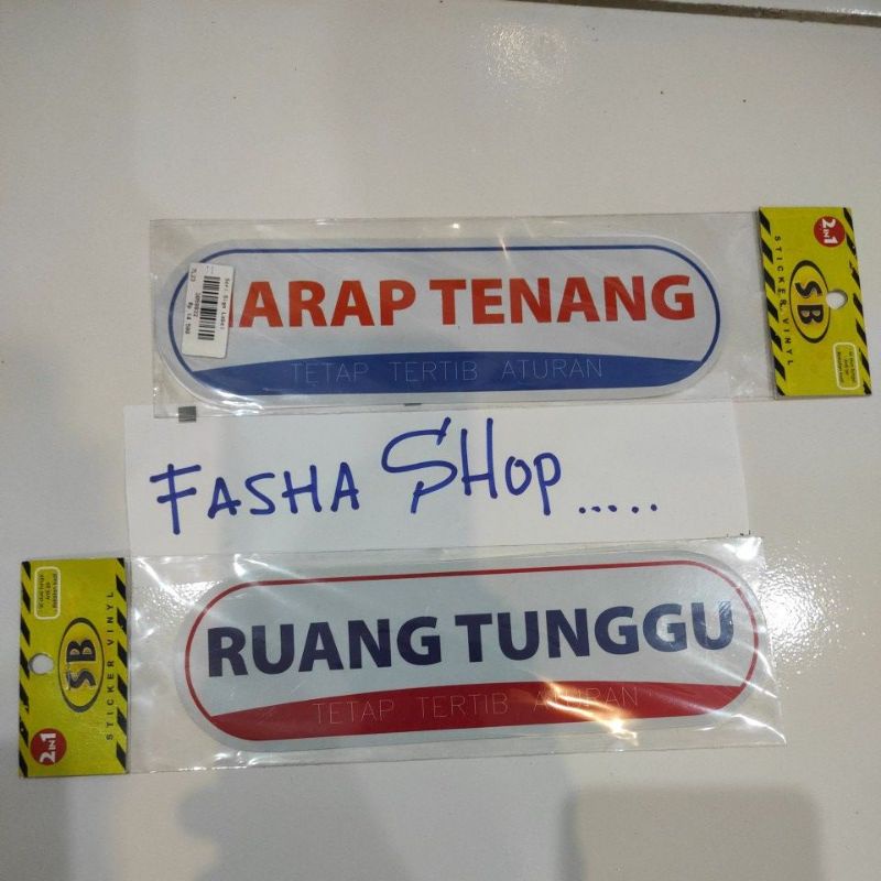Jual stiker dingding pemberitahuan | Shopee Indonesia