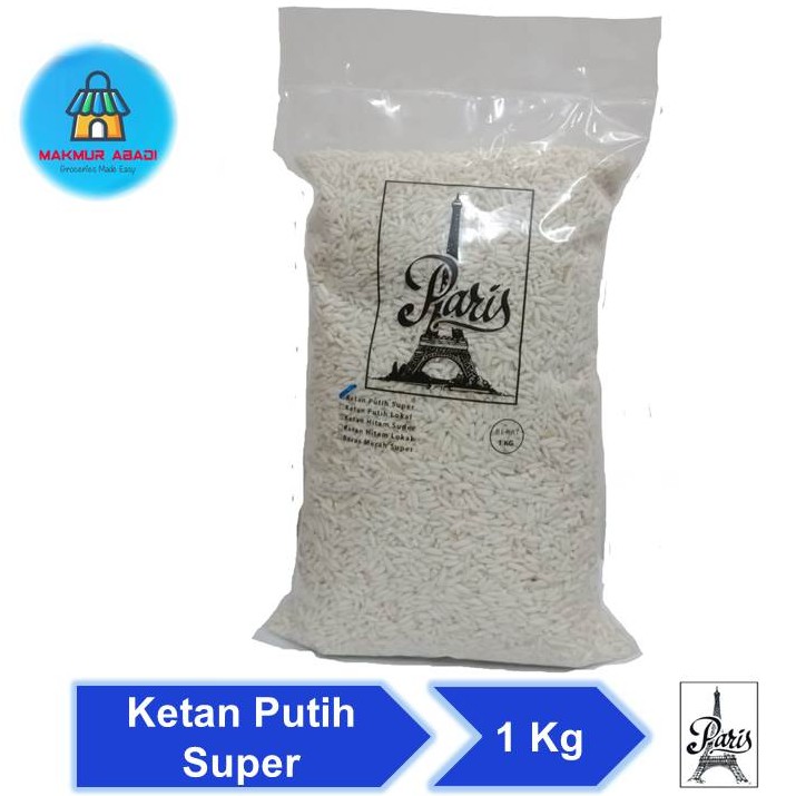Jual Ketan Putih Super Cap Paris 1 Kg - Makmur Abadi Official Store ...