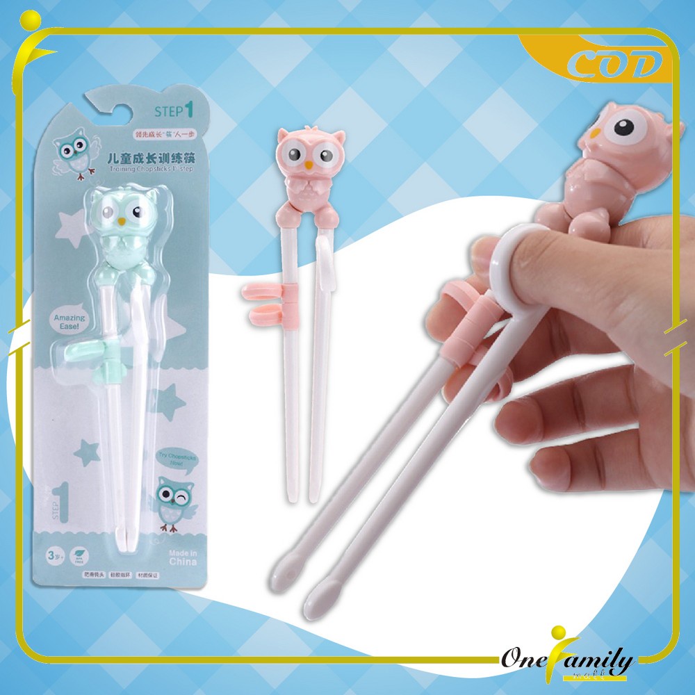 Jual ONE-C355 Sumpit Anak Karakter Training Chopstick / Sumpit Anak ...