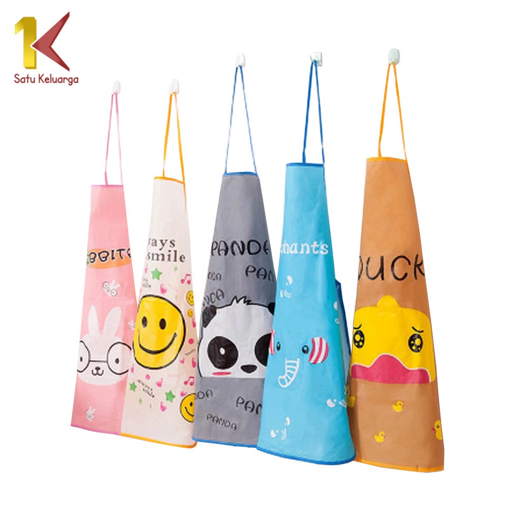 Jual Satu Keluarga Celemek Masak C135 Anti Air Apron Masak Waterproof ...