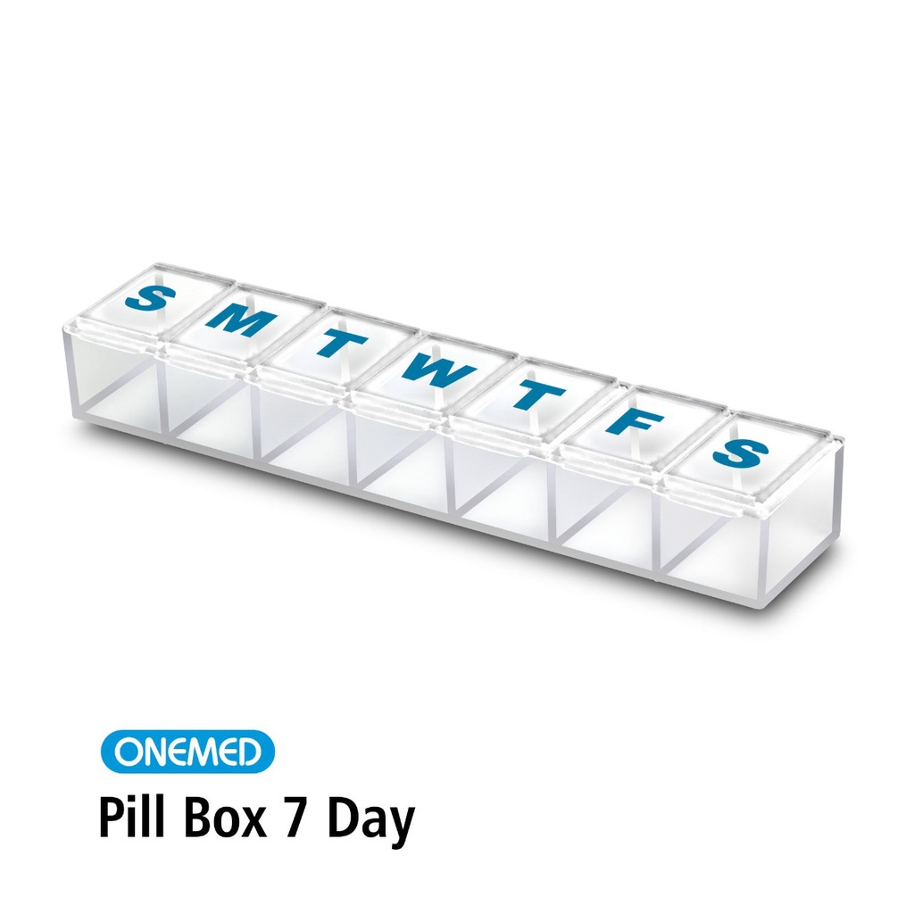 Jual Pill Box 7 Day Kotak Tempat Penyimpanan Obat 7 Hari Onemed ...