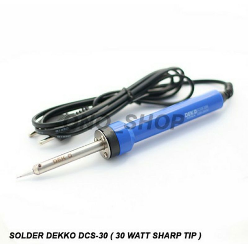 Jual Solder Dekko DCS-30 ( 30 Watt Ujung Lancip) | Shopee Indonesia