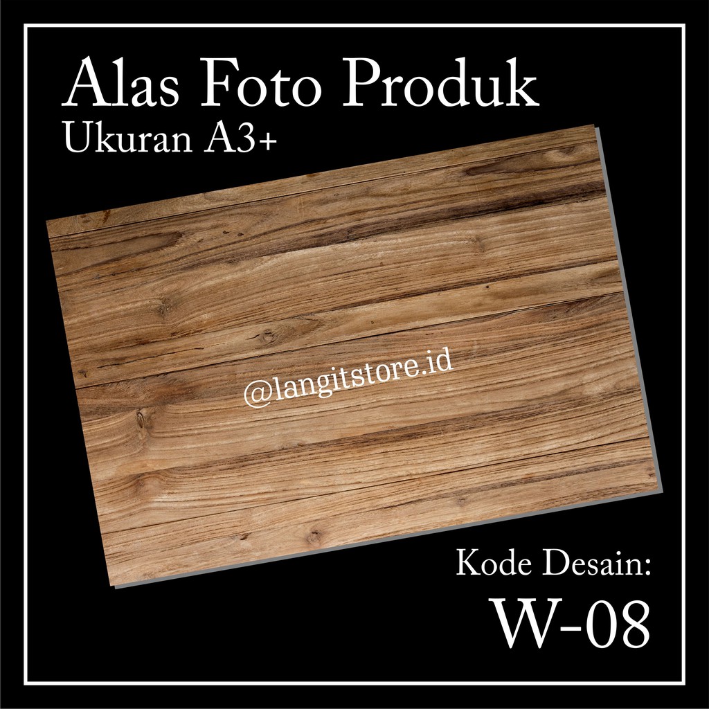 Jual Background Alas Foto Produk A3+ Tema Kayu W-08 | Shopee Indonesia