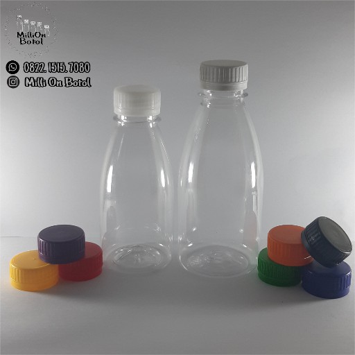 Jual Botol Plastik PET Cantik 200 ml / Botol 200 ml / Botol Cantik ...