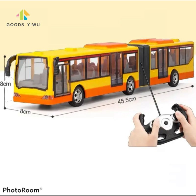 Jual Mobil mainan busway busschool anak besar remote control full fitur ...