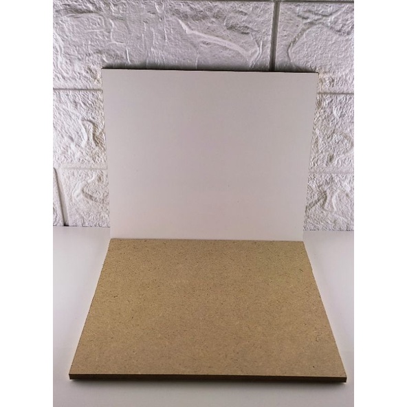 Jual Kayu MDF /papan MDF 5mm 16,5x20 laminasi putih 1 sisi | Shopee ...