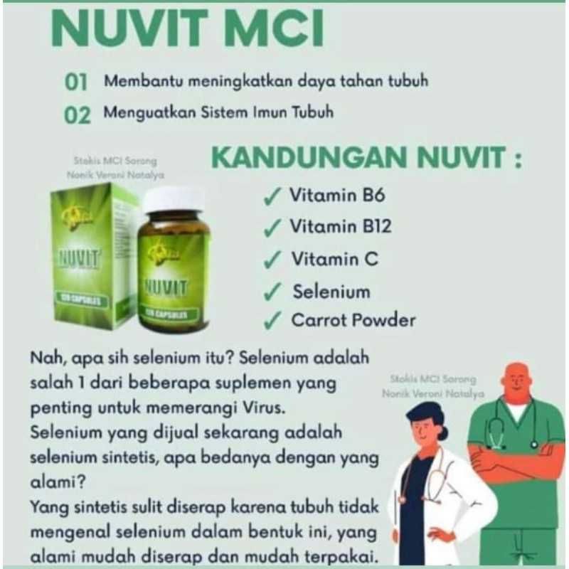 Jual nuvit mci harga per kapsul/ecer | Shopee Indonesia