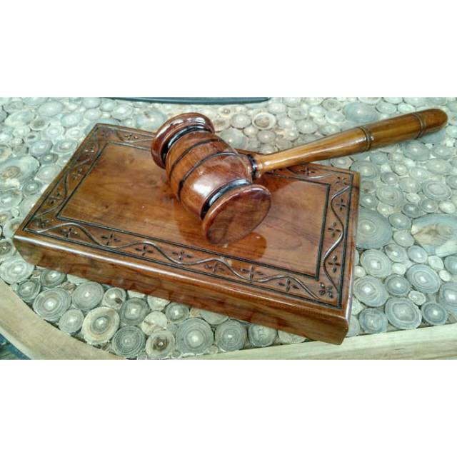 Jual Palu Hakim Dan Bantalan Kayu Jati Ukir Jujur Barokah Furniture ...
