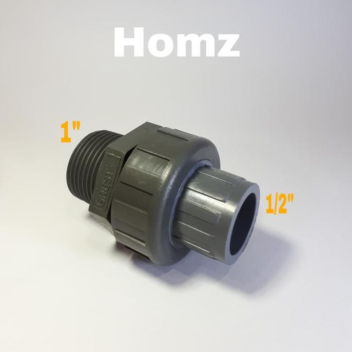 Jual Pvc Water Mur 1 x 1/2" inch GREST/Water Mur 1x1/2 in/Wm/Sok/W Mur ...