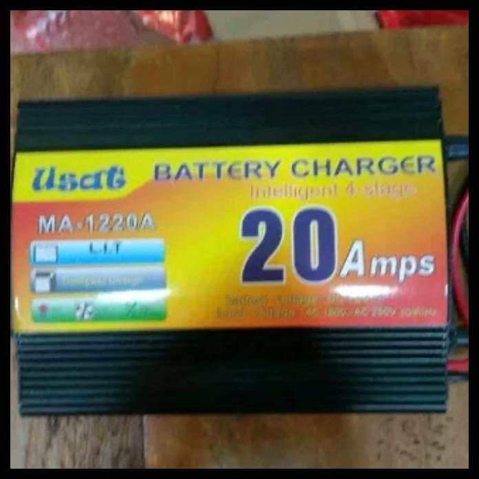 Jual Charger Accu/Aki 12V 20A Usat Battery Charger Ma1220 Otomatis Kode ...