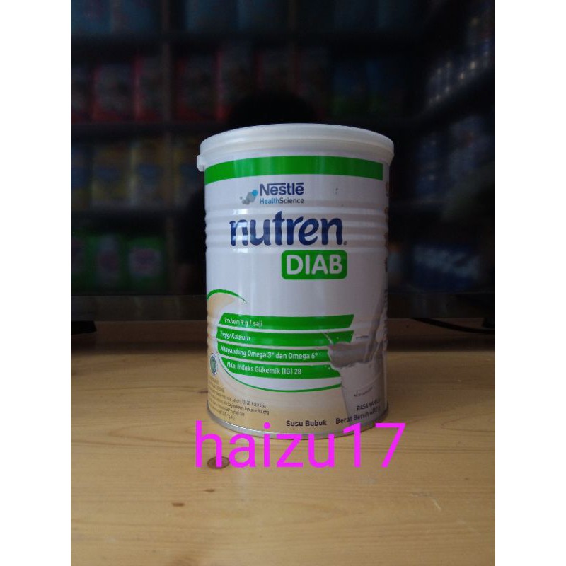 Jual NUTREN DIABETES 400GR/NUTREN DIAB 400gr ~Kemasan Baru | Shopee ...