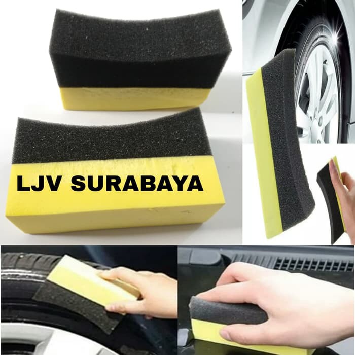 Jual Busa applicator semir ban / tyre applicator foam pad mobil / motor ...