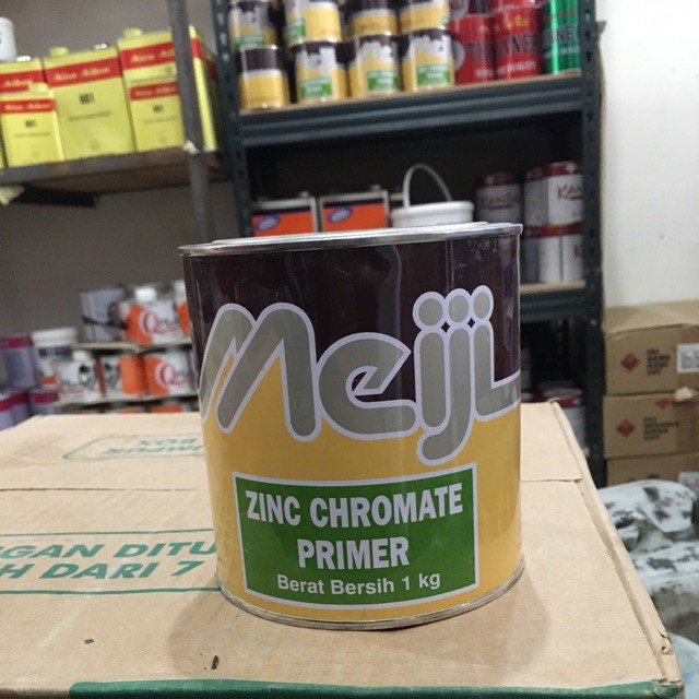 Jual Meiji Meni Besi Zinc Chromate 1Kg / Meiji Zinchromate 1Kg | Shopee ...