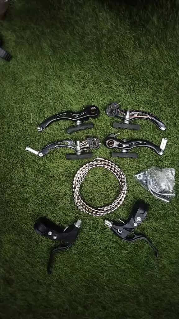 Jual Rem Sepeda Set Rem V Brake Lengkap Depan + Belakang + Handle ...