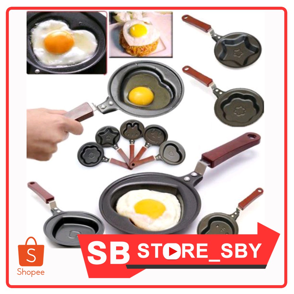Jual Mini Frying Pan Wajan Goreng Telur / Teflon Mini Karakter | Shopee ...