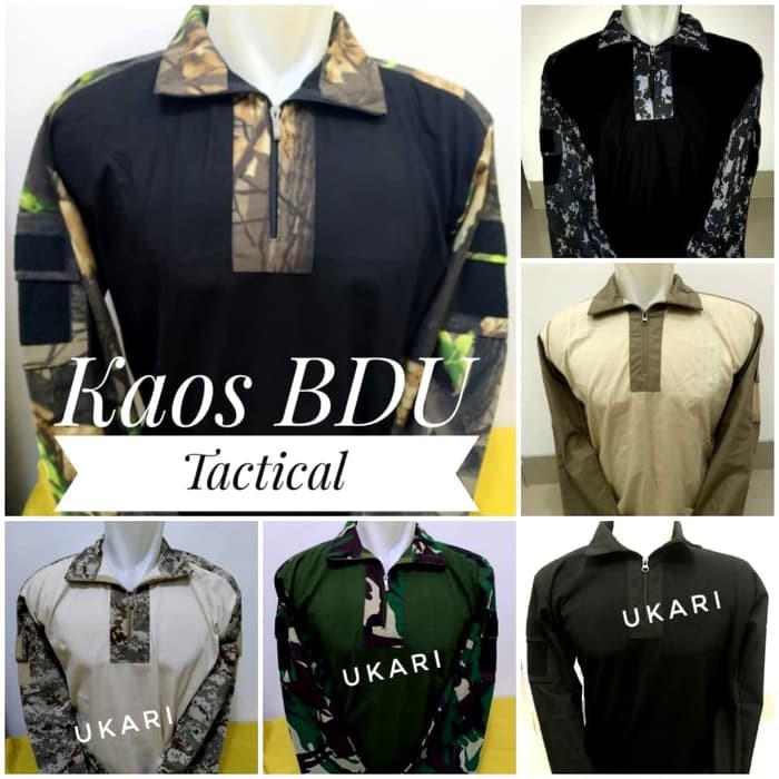 Jual Baju kaos BDU tactical murah army security airshoft - ukari ...