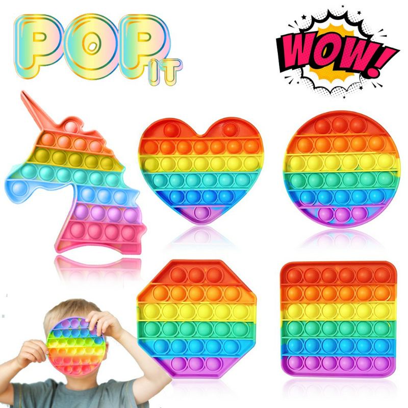 Jual POP IT UNICORN FIDGET TOY MAINAN POP IT - PUSH POP IT SENSORY ...