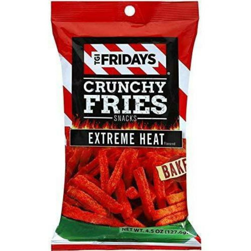 Jual TGI FRIDAYS Crunchy Fries Extreme Heat Snacks 127 Gram TGIF (Made ...