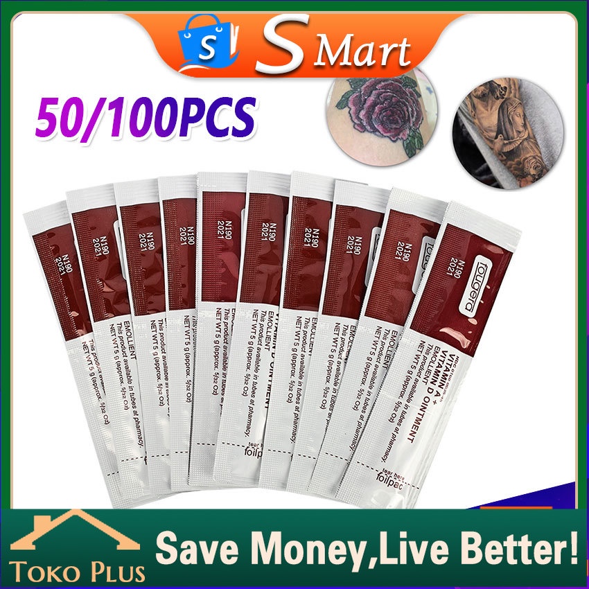 Jual 100Pcs Fougera Vitamin Aftercare Tattoo Sulam Alis 100/50 Sachet ...