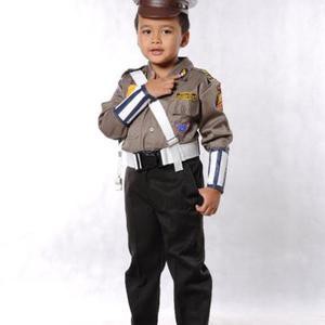 Jual Baju polisi anak setelan komplit / seragam polisi anak | Shopee ...