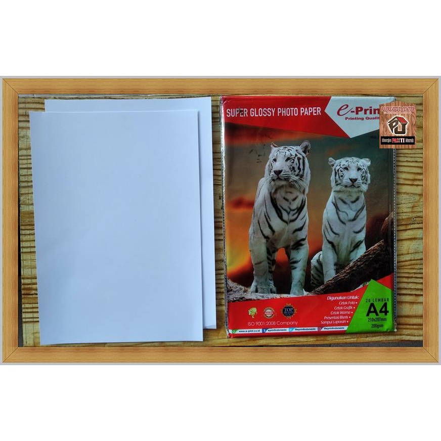 Jual KERTAS PHOTO E-PRINT SUPER GLOSSY A4 180gsm, 200gsm, 210gsm ...
