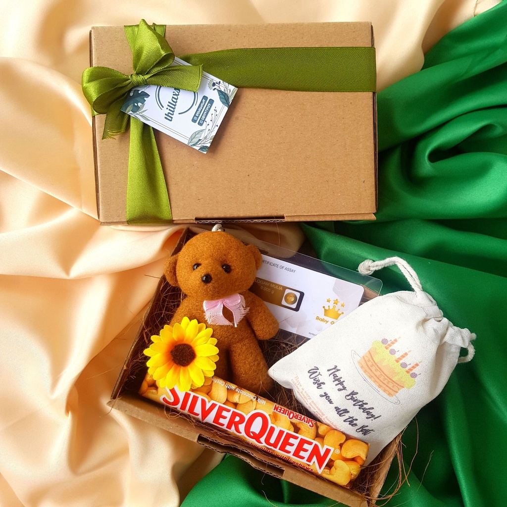Jual MINIGOLD GIFT BOX/GIFT BOX EMAS MURNI/HADIAH ULANG TAHUN/THE ...