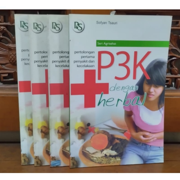 Jual Buku P3K Dengan HERBAL, pertolongan pertama pada kecelakaan | Shopee Indonesia