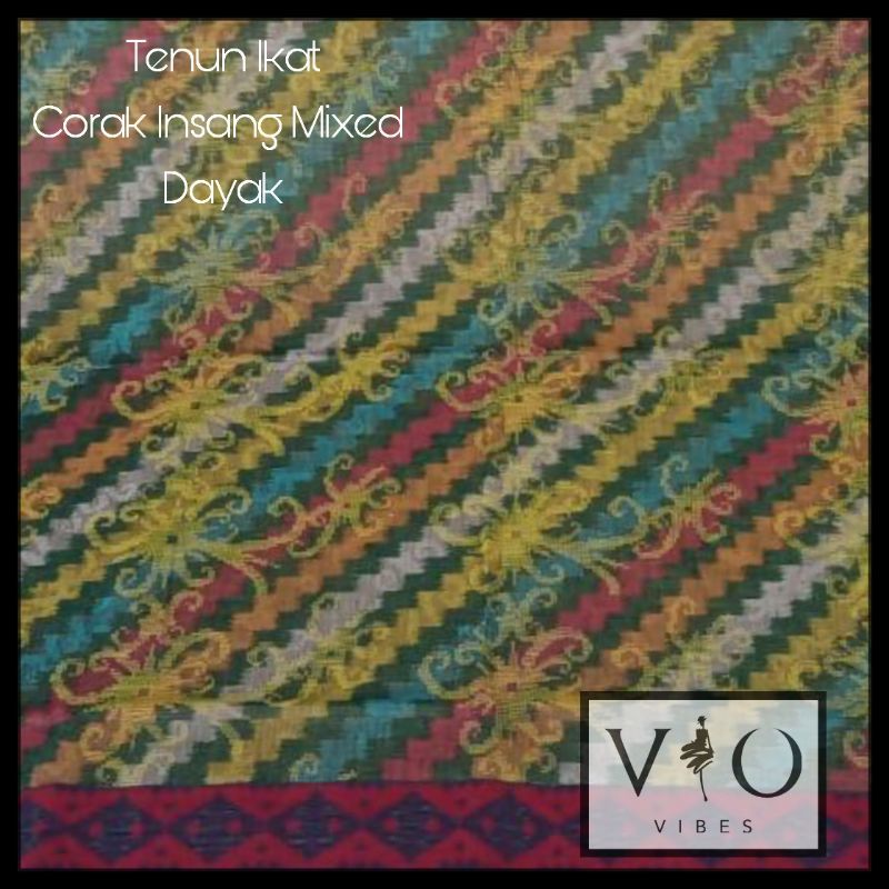 Jual Tenun Ikat Corak Insang mixed Dayak | Shopee Indonesia