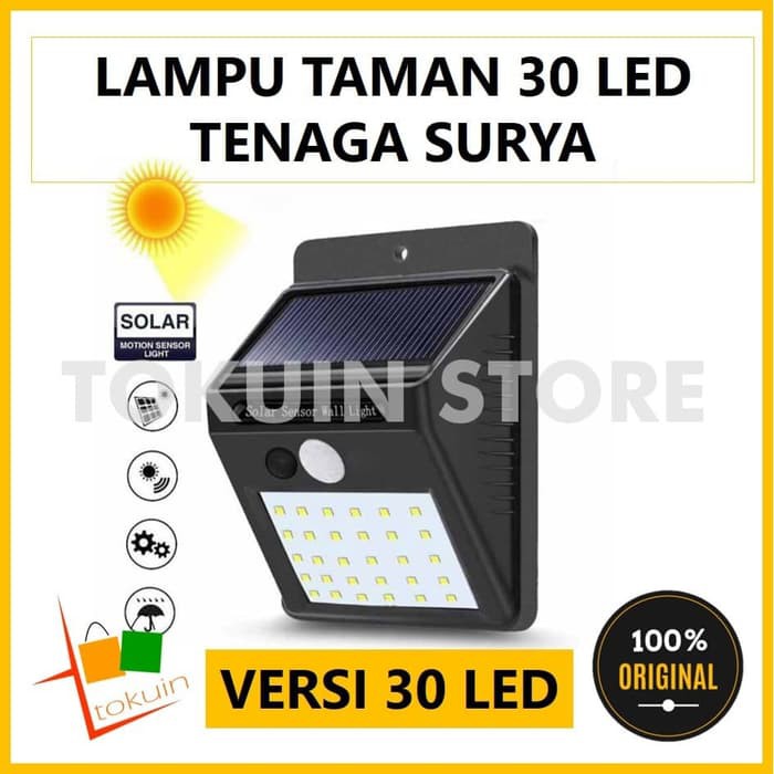 Jual Lampu Dinding Taman Tenaga Surya Solar Panel Cell Wall Light ...