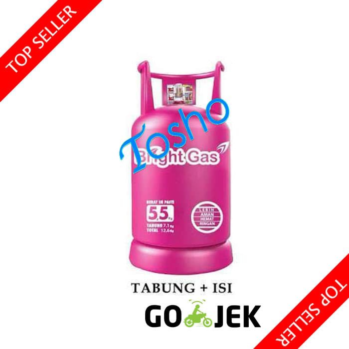 Jual Hot Promo Gas 5,5kg Tabung + Isi LPG Bright Gas ELPIJI Masak ...