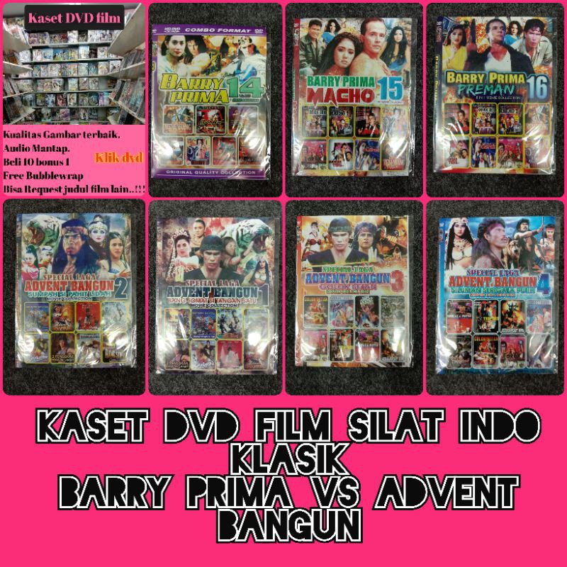 Jual KASET VIDEO FILM SILAT INDONESIA KLASIK - BARRY PRIMA VS ADVENT ...