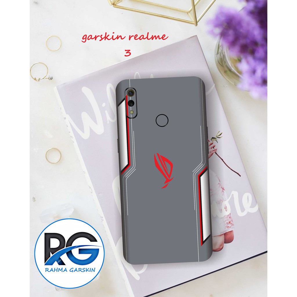 Jual GARSKIN hp realme 3 motif rog - free custom | Shopee Indonesia