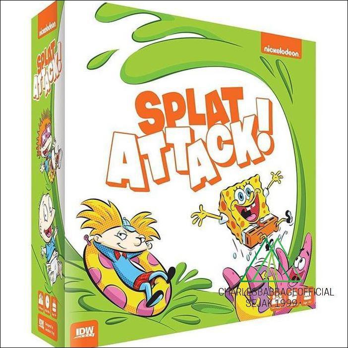 Jual Nickelodeon Splat Attack Kickstarter Edition Board Game | Shopee ...