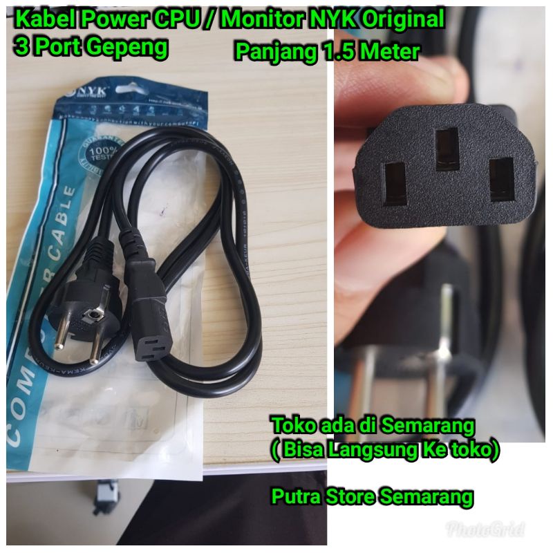 Jual Kabel Power CPU NYK Original Kabel Power Monitor Merk NYK Asli ...