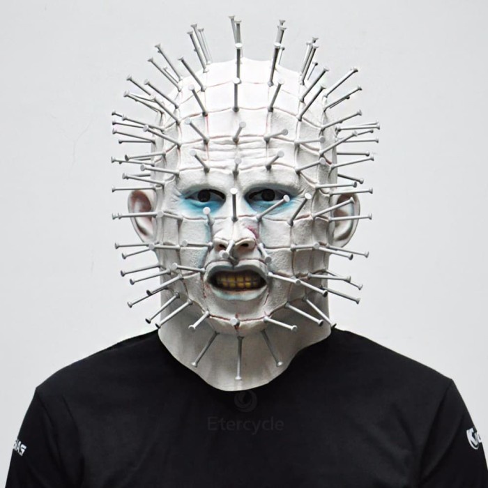 Jual Topeng Hellraiser Hell Raiser Muka Paku Horror Cosplay Halloween ...
