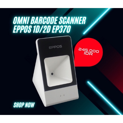Jual Omni Barcode Scanner EPPOS 1D/2D EP370 | Shopee Indonesia