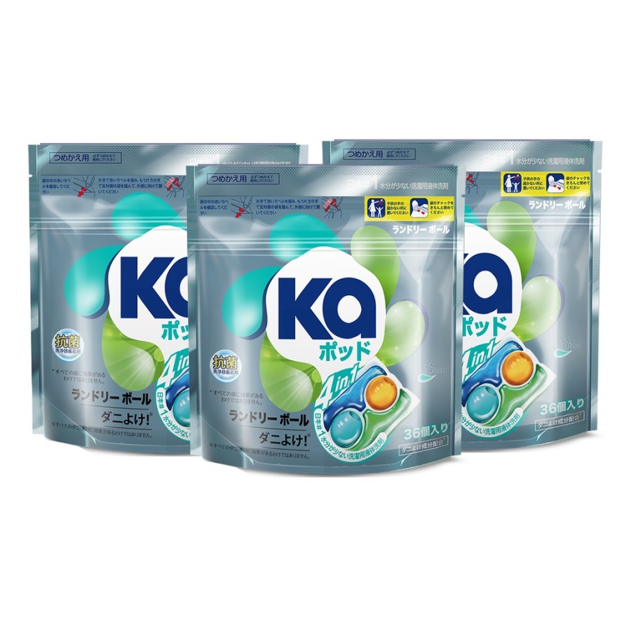 Jual Ka 4in1 Antibacterial Laundry Capsule Refill Pack Detergent 40 pcs ...