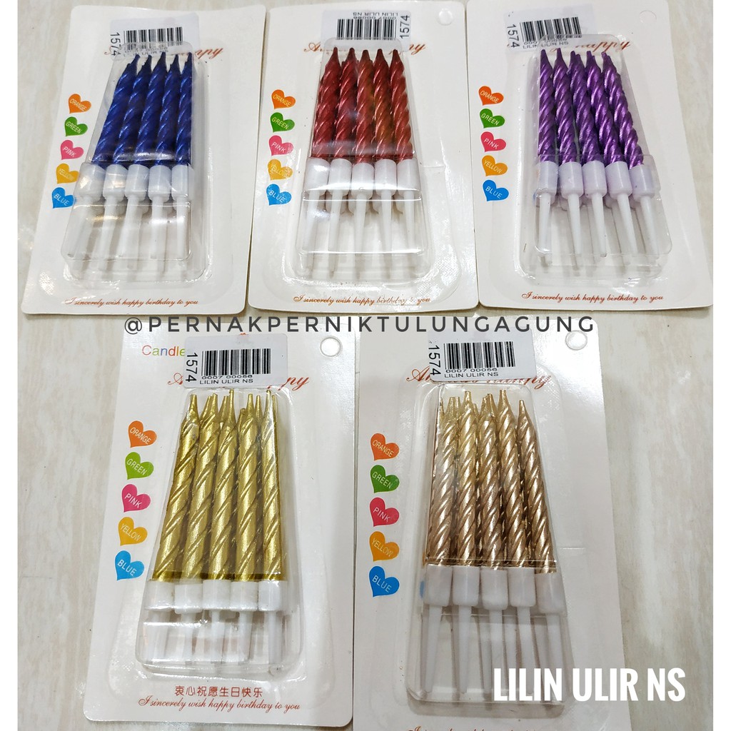 Jual Lilin Ulir isi 10 pcs | Shopee Indonesia