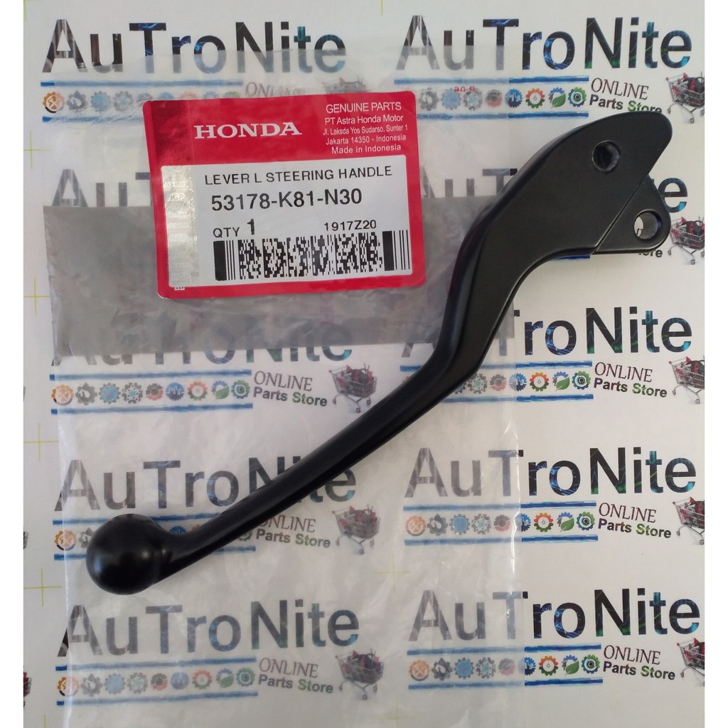Jual Lever L Steering Handle Rem Kiri 53178-K81-N30 Hitam Original ...
