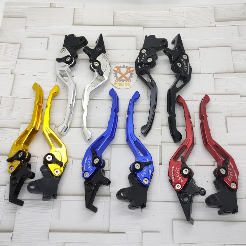 Jual Handle rem full cnc model sisik untuk Beat karbu dan Vario karbu ...