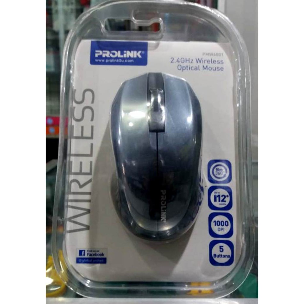 Jual MOUSE WIRELESS PROLINK PMW 6001 | Shopee Indonesia