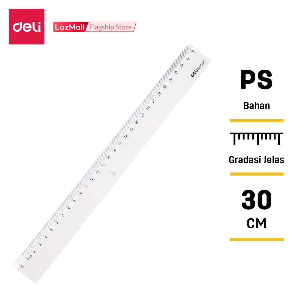 Jual Deli Penggaris Kualitas tinggi lulus uji ultra transparant ...