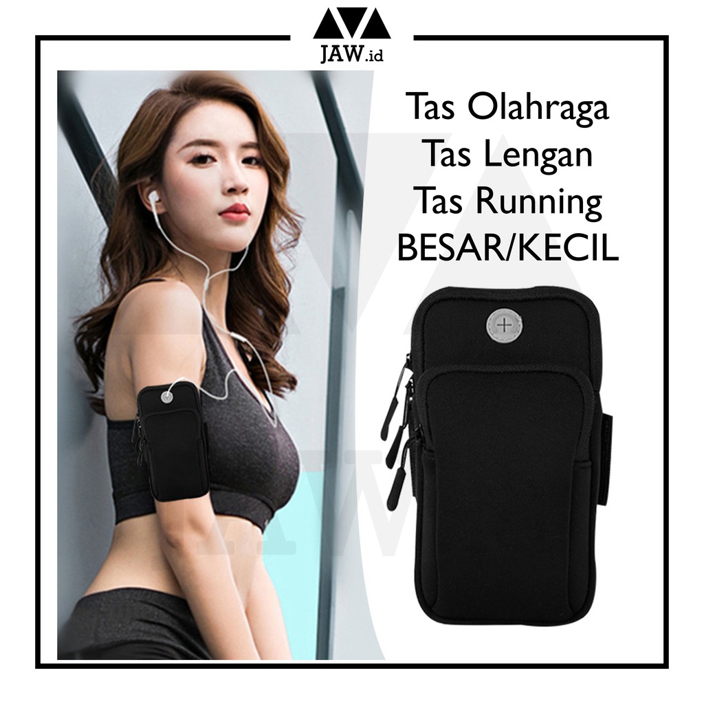 Jual Tas Lengan Jogging / Tas HP Sepeda / Armband Olahraga Waterproof ...