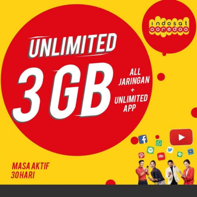 Jual Kartu Paket perdana M3 INDOSAT 3 GIGA dan 9 GIGA murah khusus ...