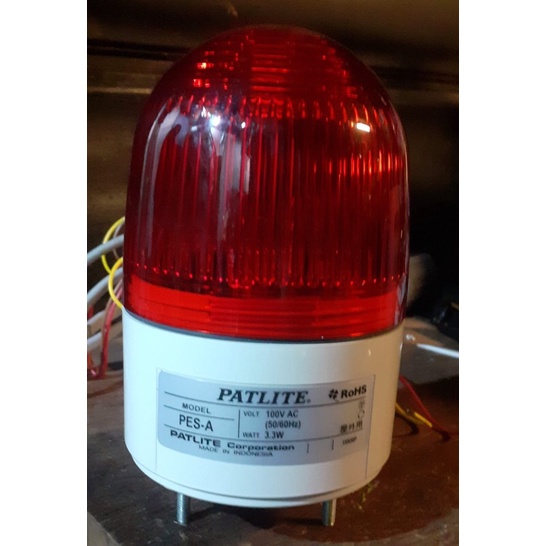 Jual Patlite Multi-speed Flashing Signal Light PES 100A-R | Shopee ...