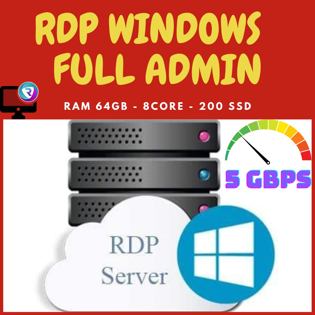 Jual RDP / VPS Window RAM 64GB 8Core 200 SSD Full Administrator MURAH ...